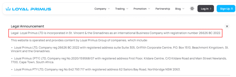 Loyal Primus Review – Exposing the Warning Signs Behind loyalprimus.com